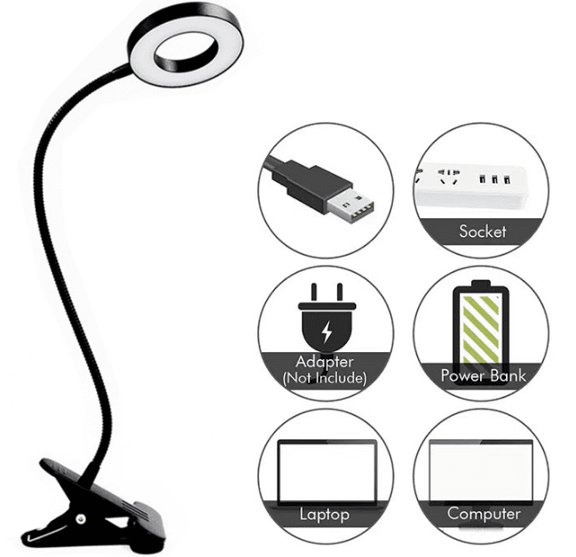 LED Adjustable Desk Lamp with Clip Wholesale